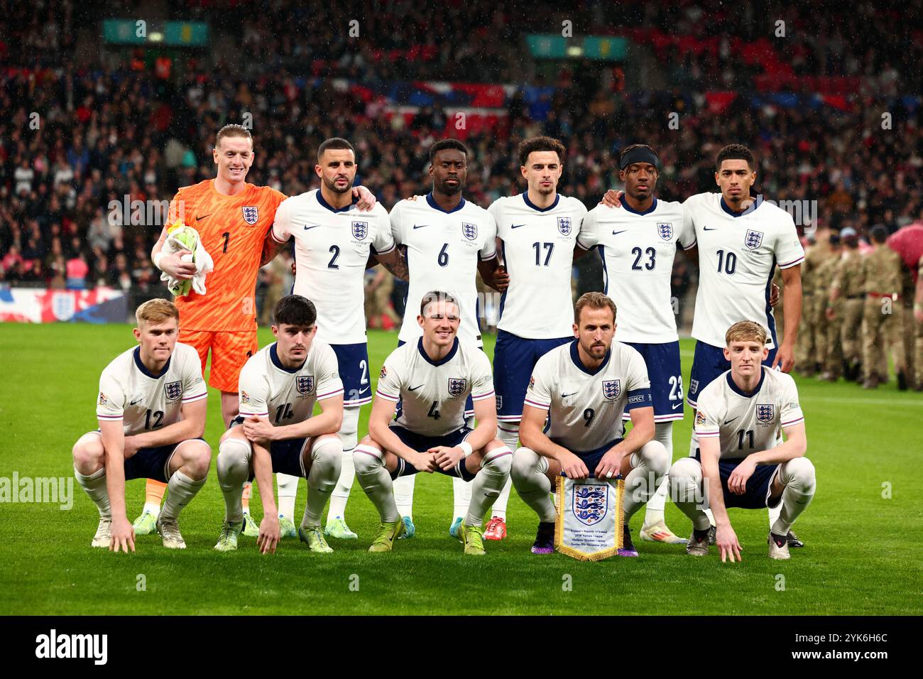 Great britain team group at wembley stadium hi-res stock photography ...