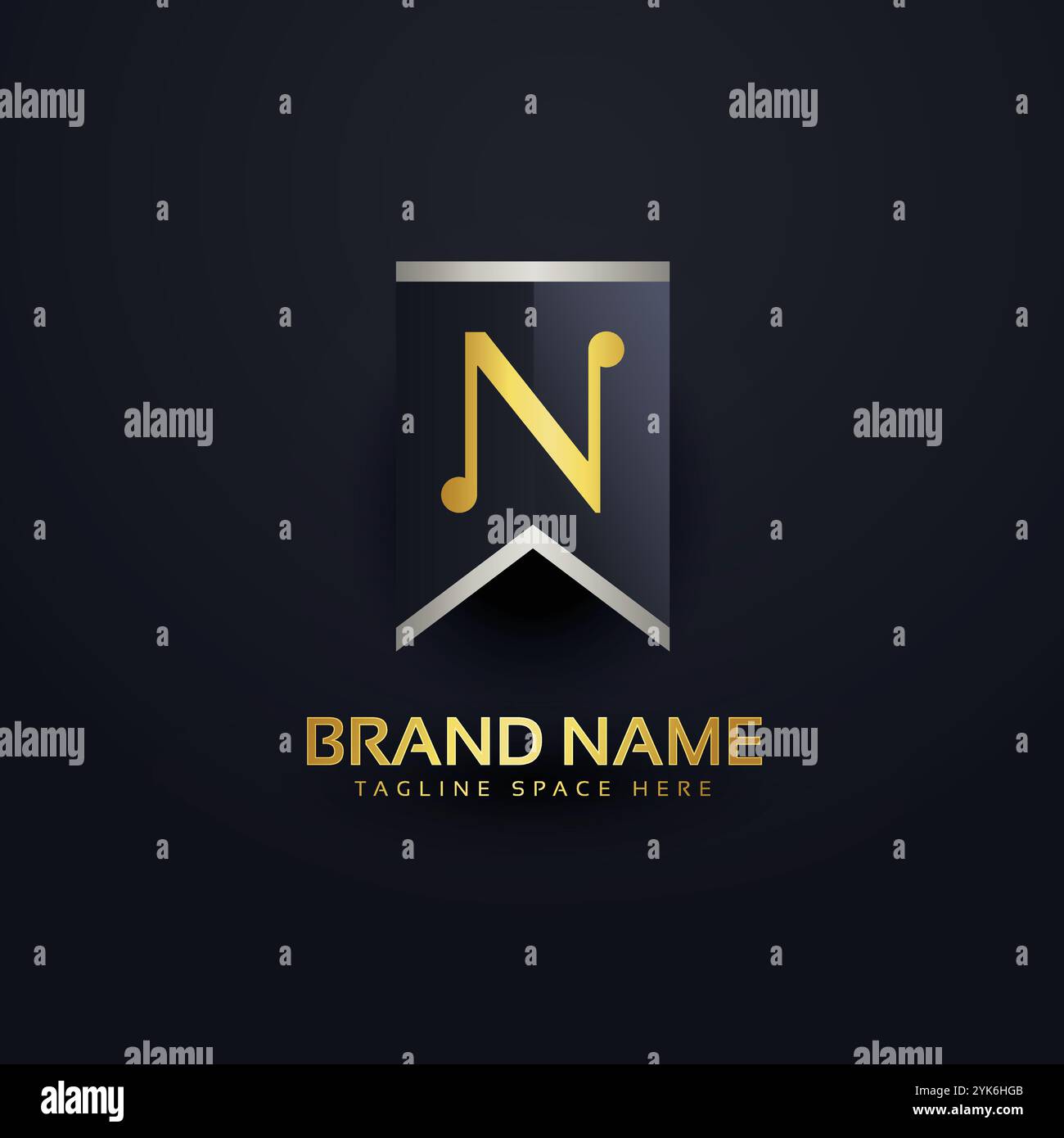 create letter N logo design template Stock Vector Image & Art - Alamy