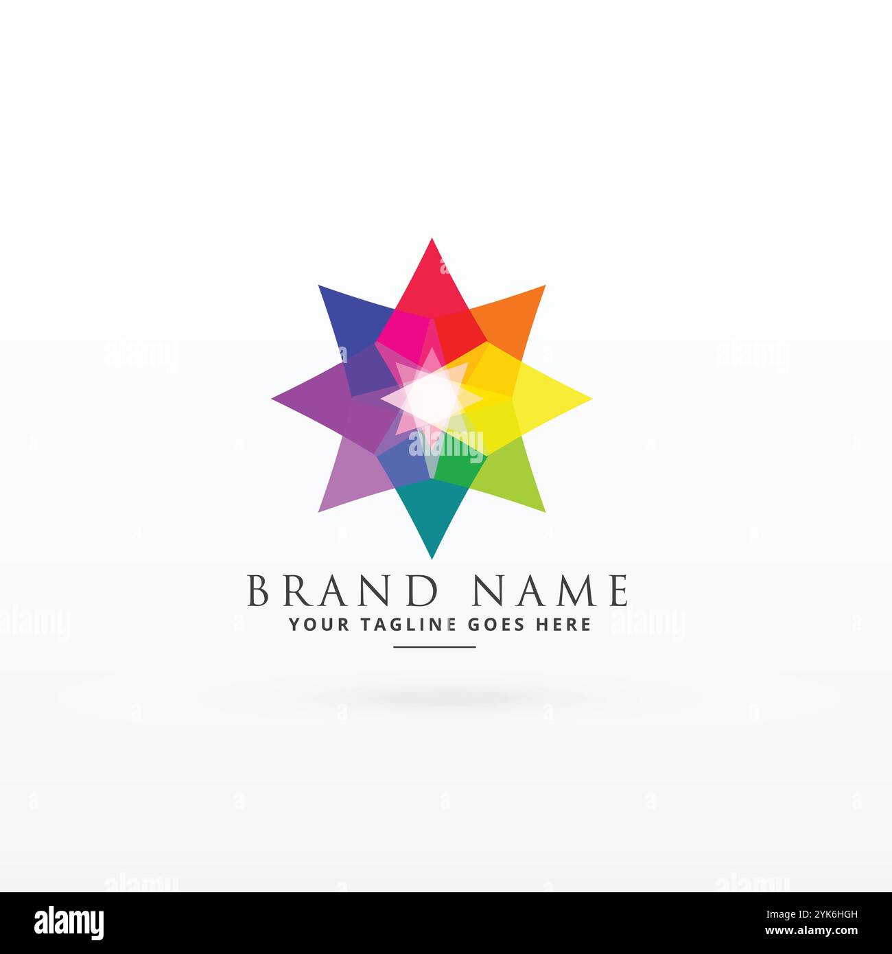 Abstract colorful logo Stock Vector Images - Alamy