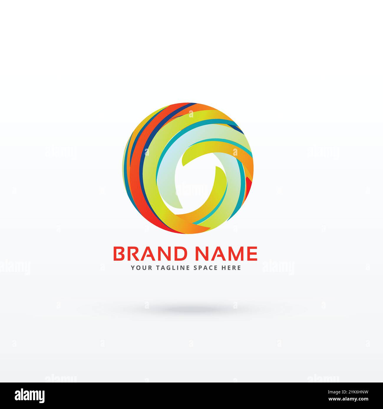 abstract circle logo design concept Stock Vector Image & Art - Alamy