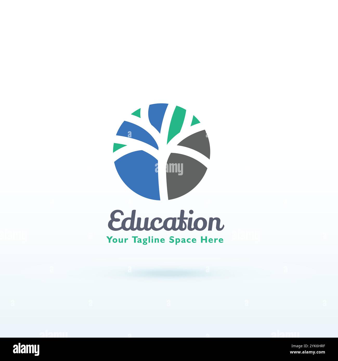 education or skill logo concept with creative tree design Stock Vector ...