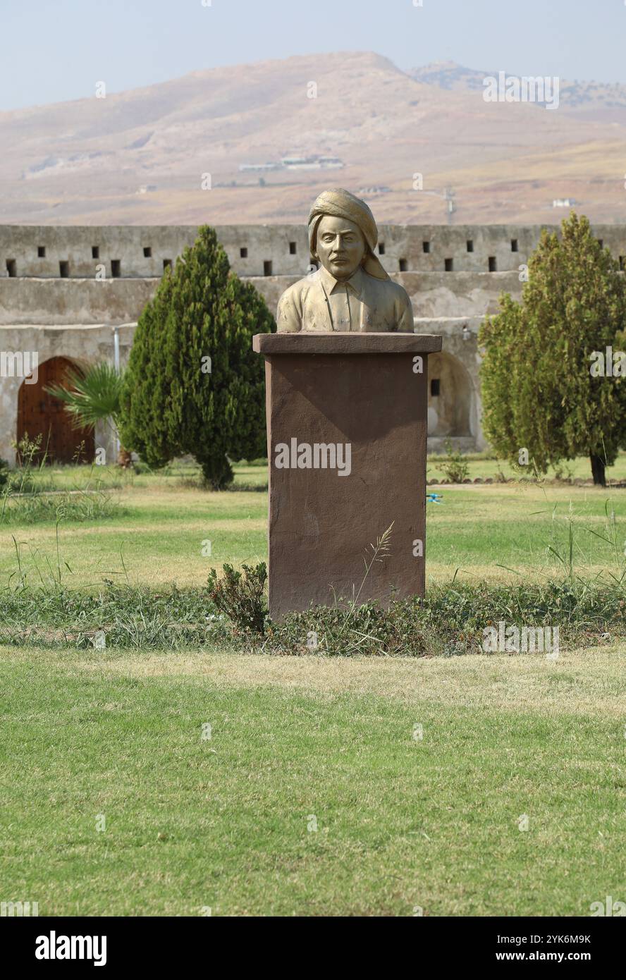 Garden of Koya Qishla in Iraqi Kurdistan Stock Photo - Alamy