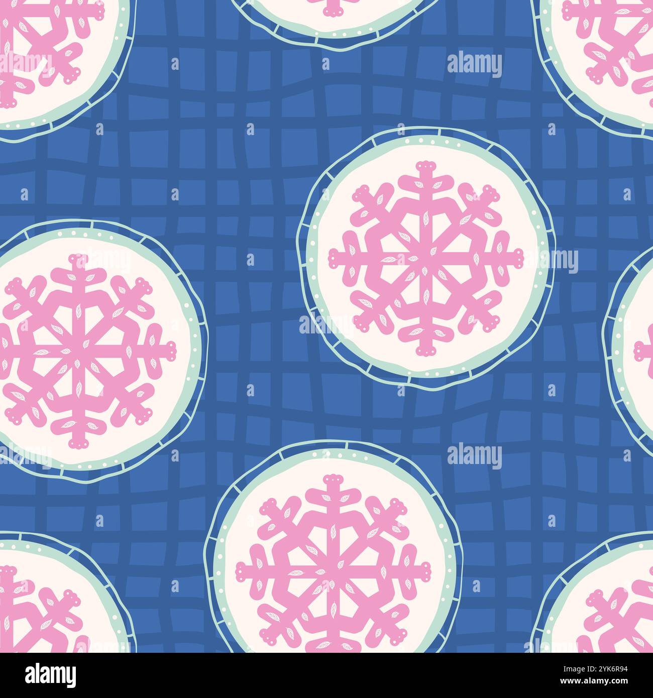 Circular snow pattern Stock Vector Images - Alamy