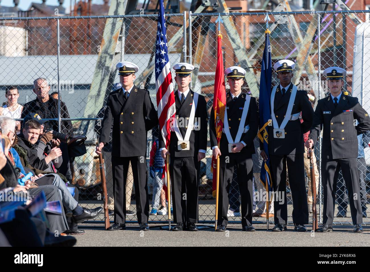 United States Navy commissioning ceremony for the USS Nantucket (LCS 27 ...