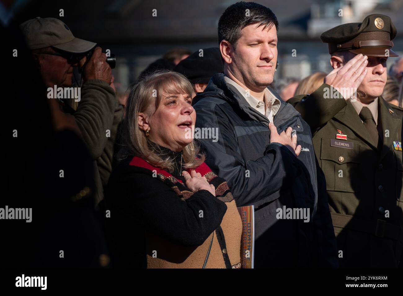 United States Navy commissioning ceremony for the USS Nantucket (LCS 27 ...