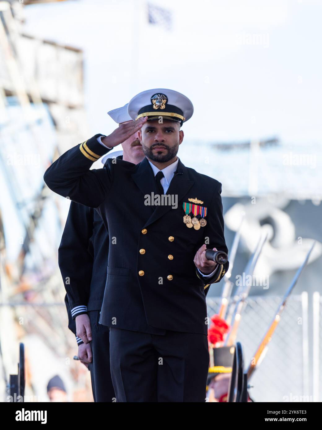 United States Navy commissioning ceremony for the USS Nantucket (LCS 27 ...