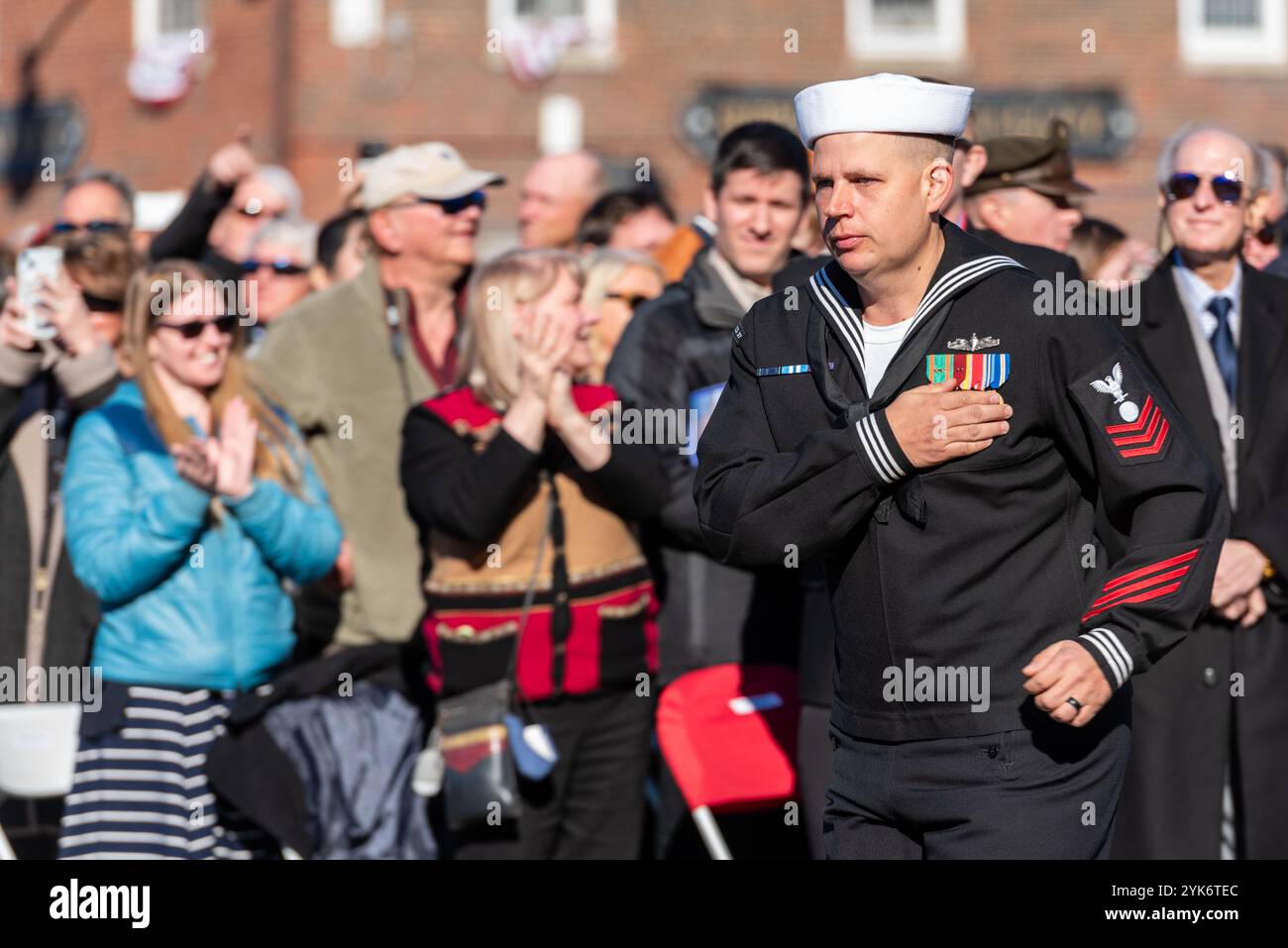 United States Navy commissioning ceremony for the USS Nantucket (LCS 27 ...