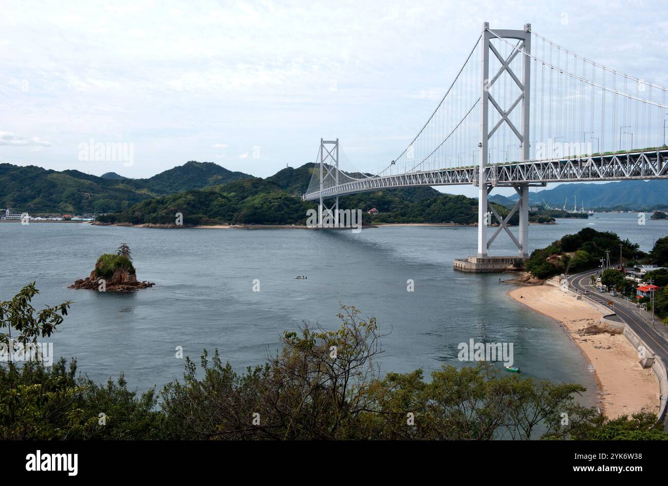 The Shimanami Kaido is a 70-kilometer cycling route in Japan that ...