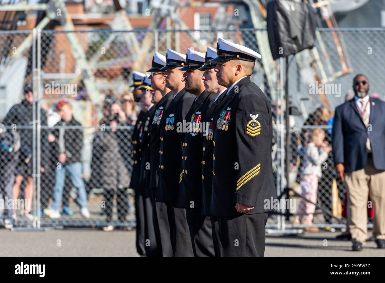 United States Navy commissioning ceremony for the USS Nantucket (LCS 27 ...