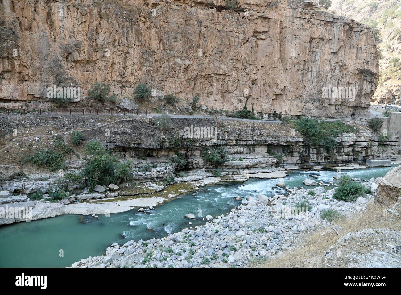 Section of the original Hamilton Road next to the Rawanduz River in ...