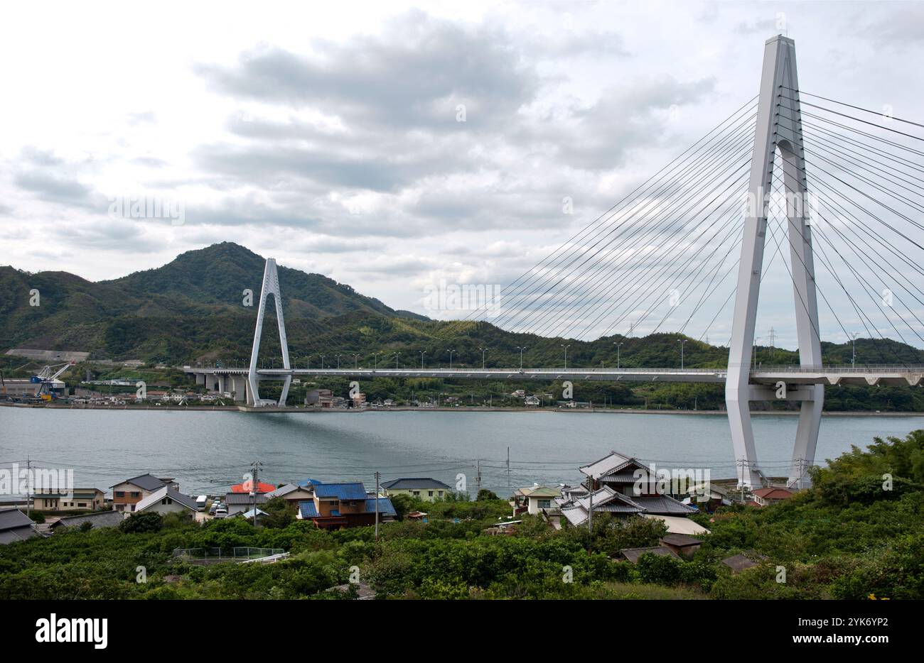 Shimanami Kaido Ikuchi Bridge a 70-kilometer cycling route in Japan ...