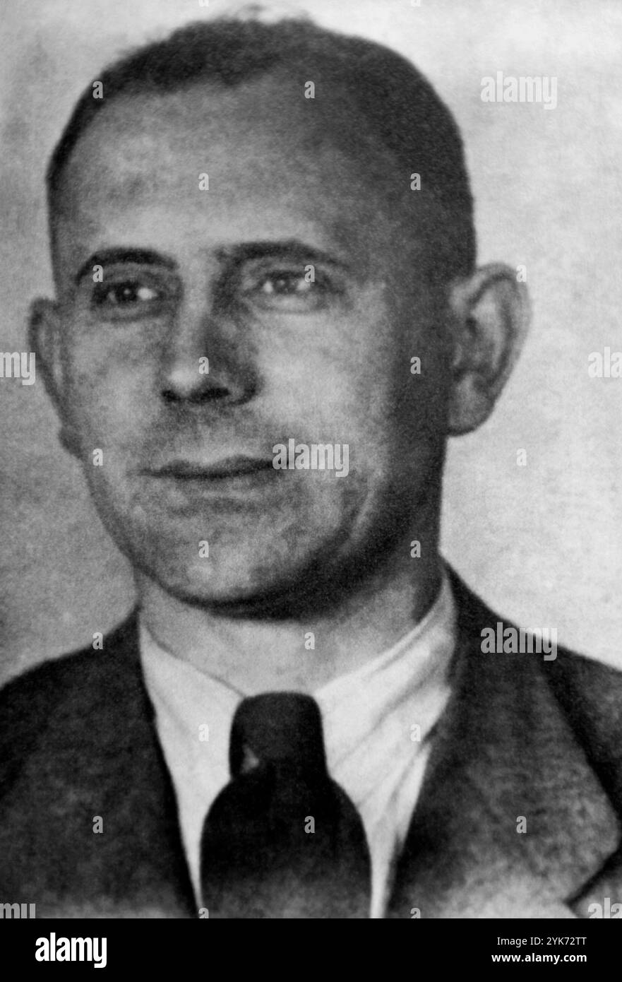 Wilhelm Kunde (b. 1904). SS-Hauptstumführer, Schutzstaffel (SS) officer in the German Reich ...
