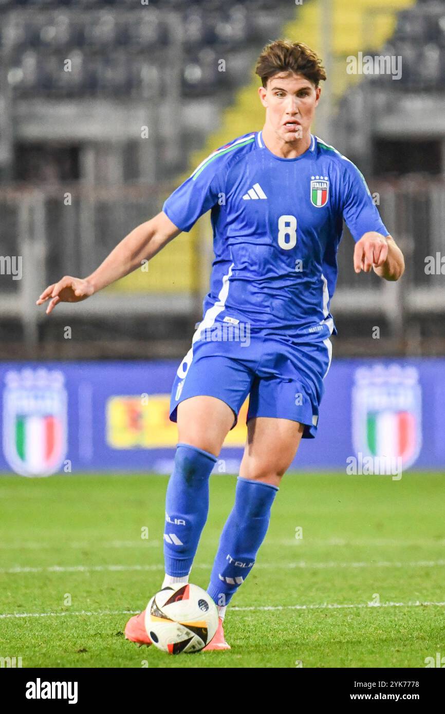 midfielder Cesare Casadei (Italy) during Under 21 - Italy vs France ...