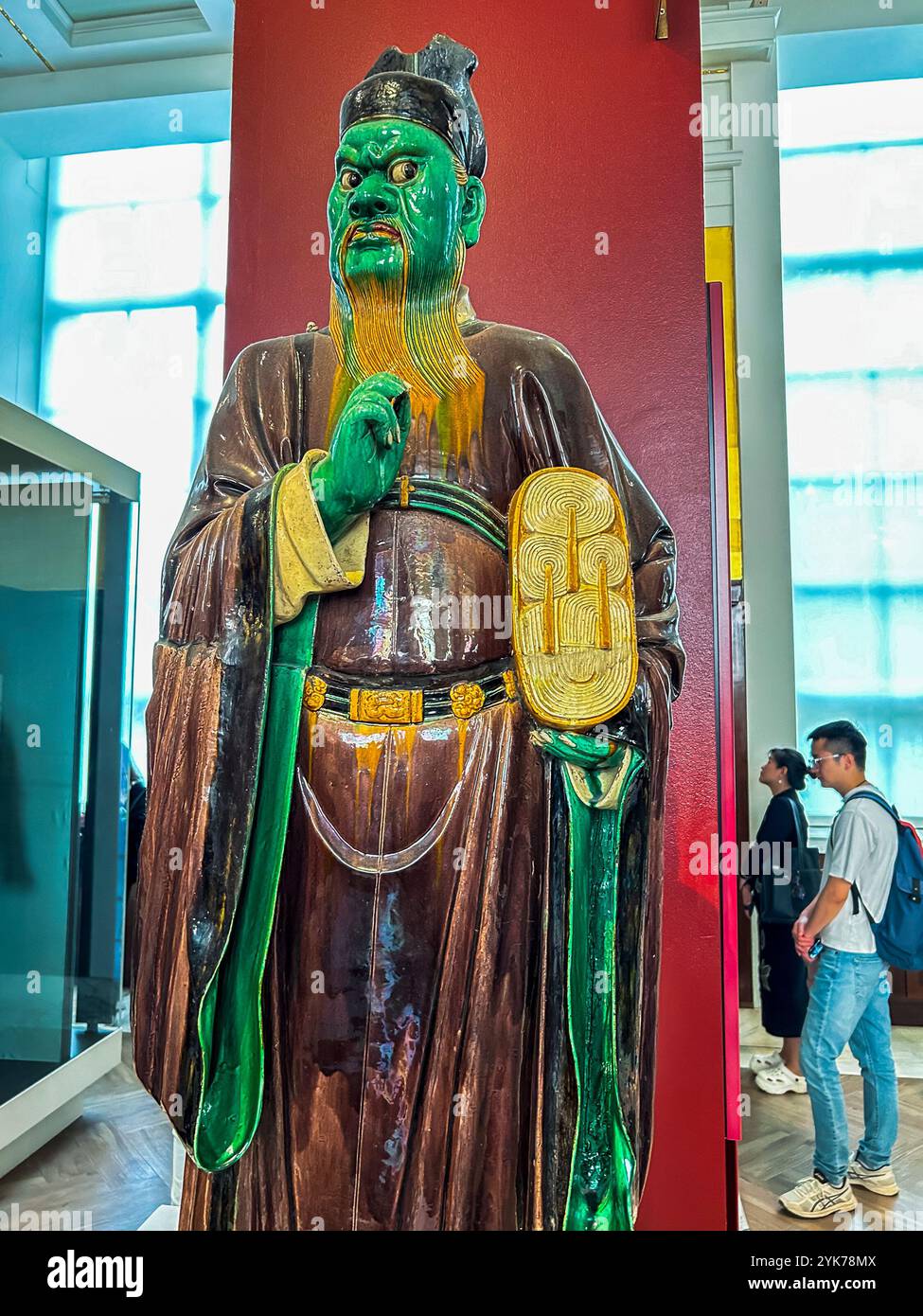 London, England, Detail, on display inside, Ancient Chinese Art Exhibit ...