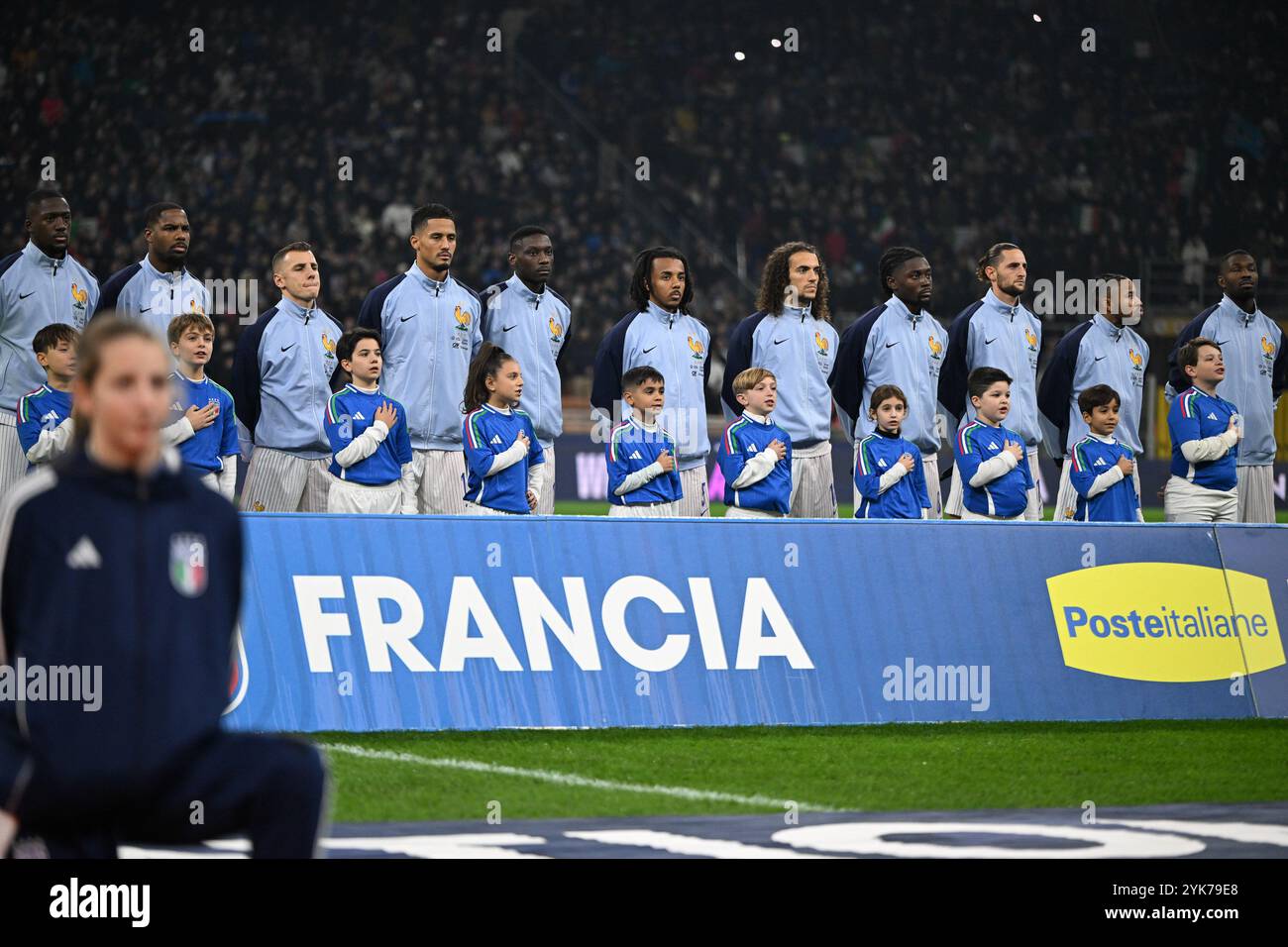 Lineup of France during the Group A2 - UEFA NATIONS LEAGUE 2024 match ...