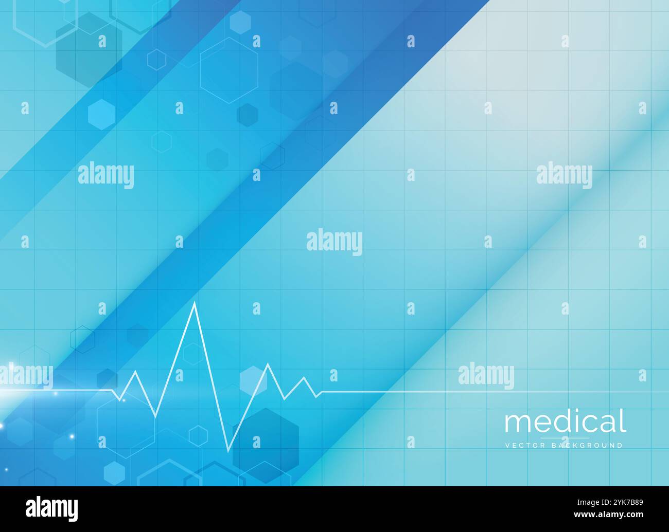 blue medical background design illustration Stock Vector Image & Art ...