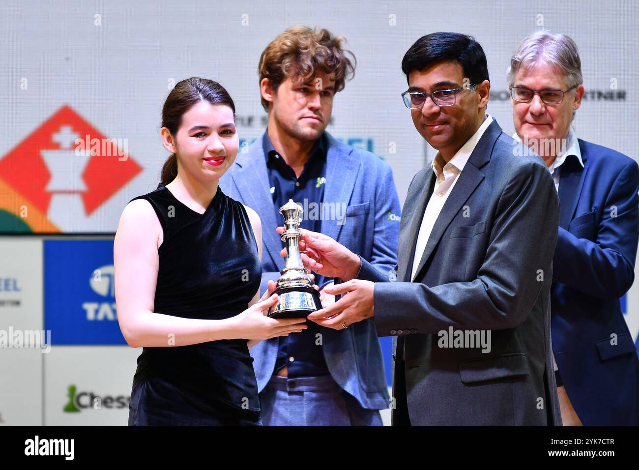 Kolkata, India. 17th Nov, 2024. Russian GM Aleksandra Goryachkina ...