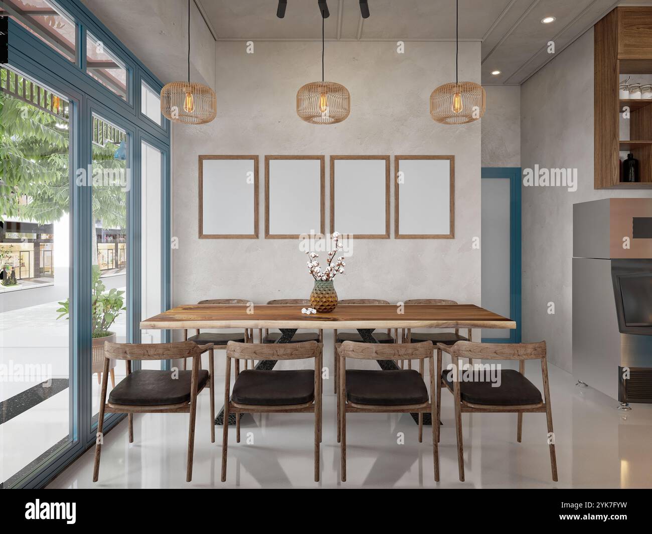 Coffee shop interior table hi-res stock photography and images - Alamy