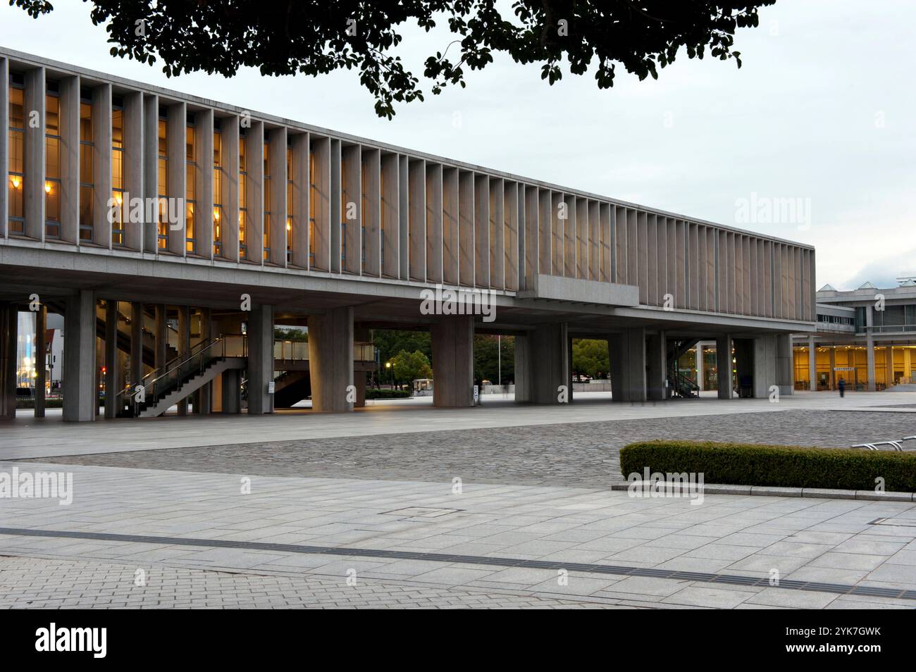 Hiroshima Peace Memorial Museum designed by architect Tange Kenzo in ...