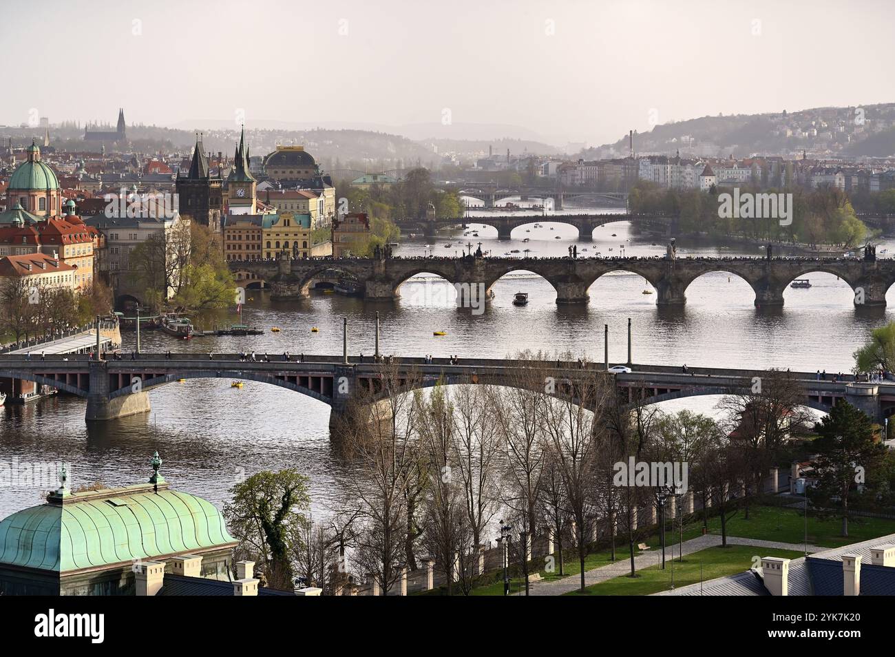 Vltava river prague bridges hi-res stock photography and images - Alamy