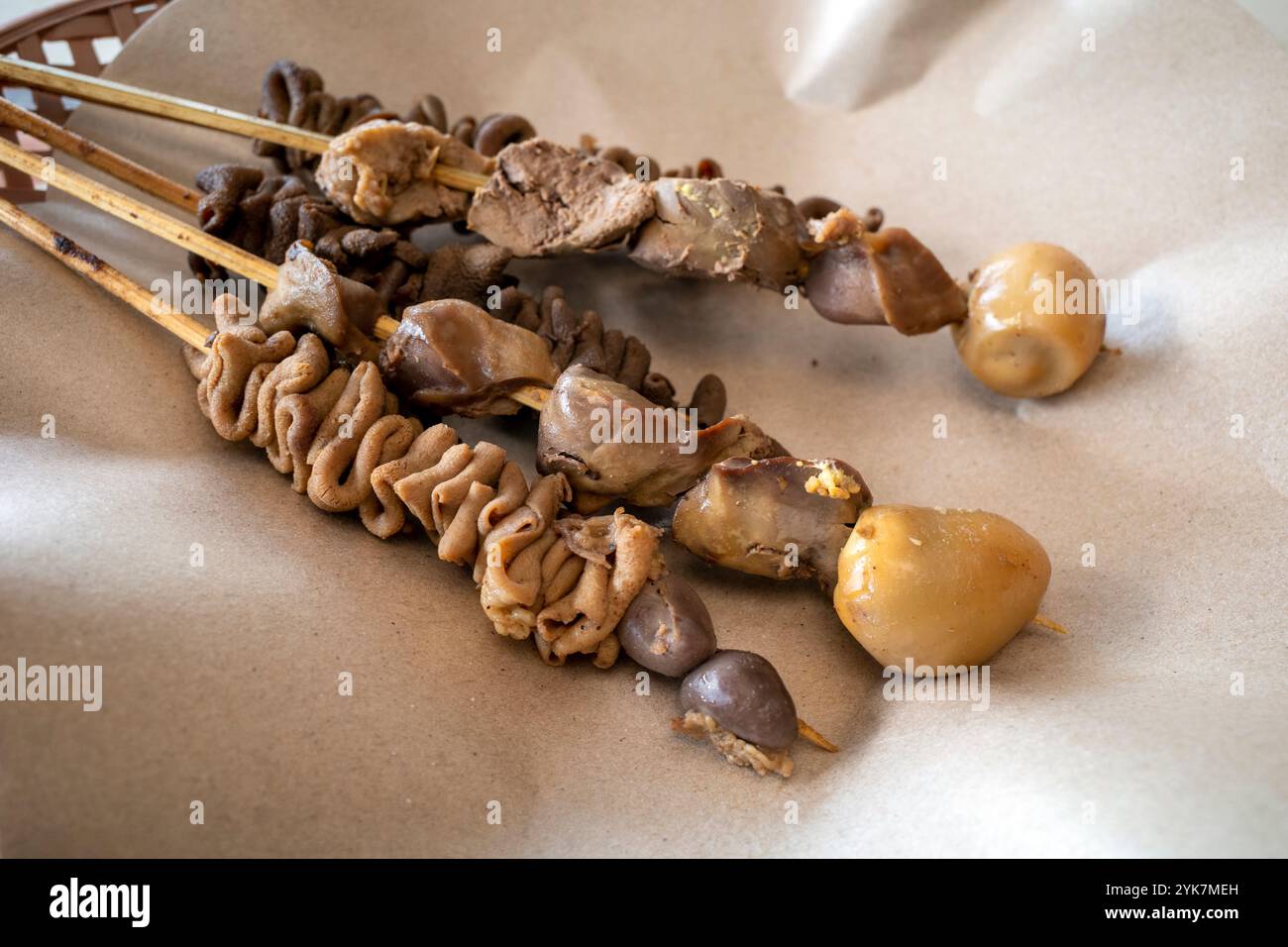 Indonesian street food chicken satay hi-res stock photography and ...