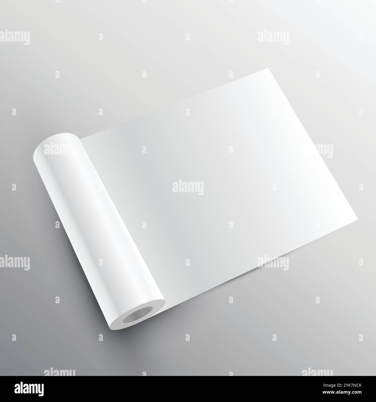 paper roll mockup in 3d style Stock Vector Image & Art - Alamy