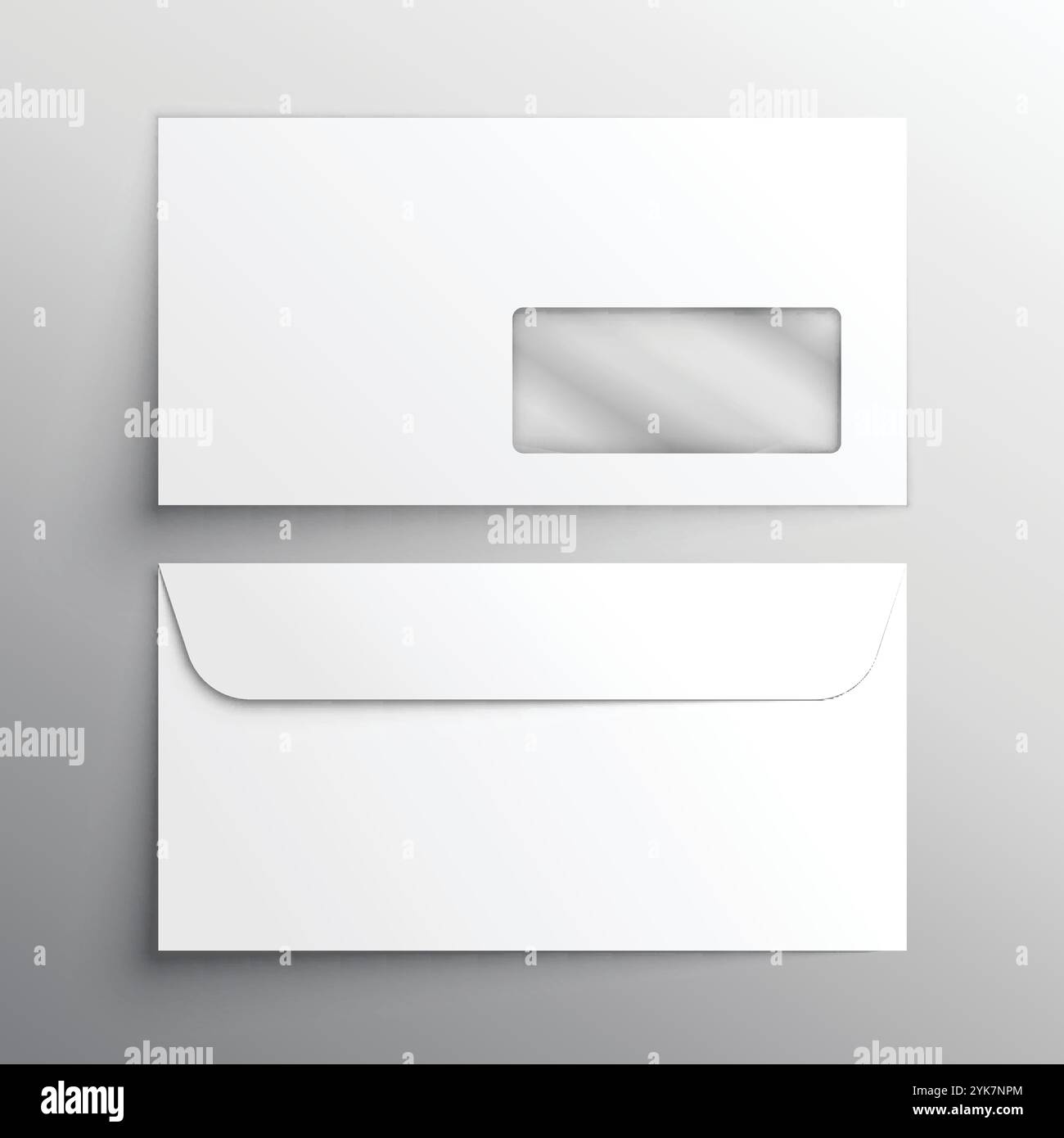 realistic envelope mockup template Stock Vector Image & Art - Alamy