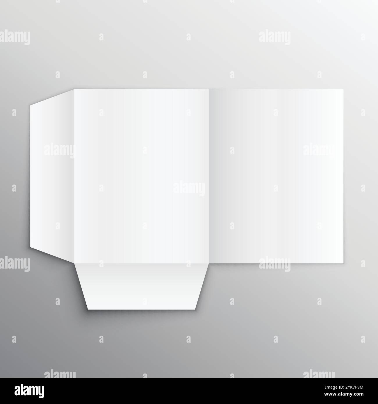Presentation folder mockup Stock Vector Images - Alamy