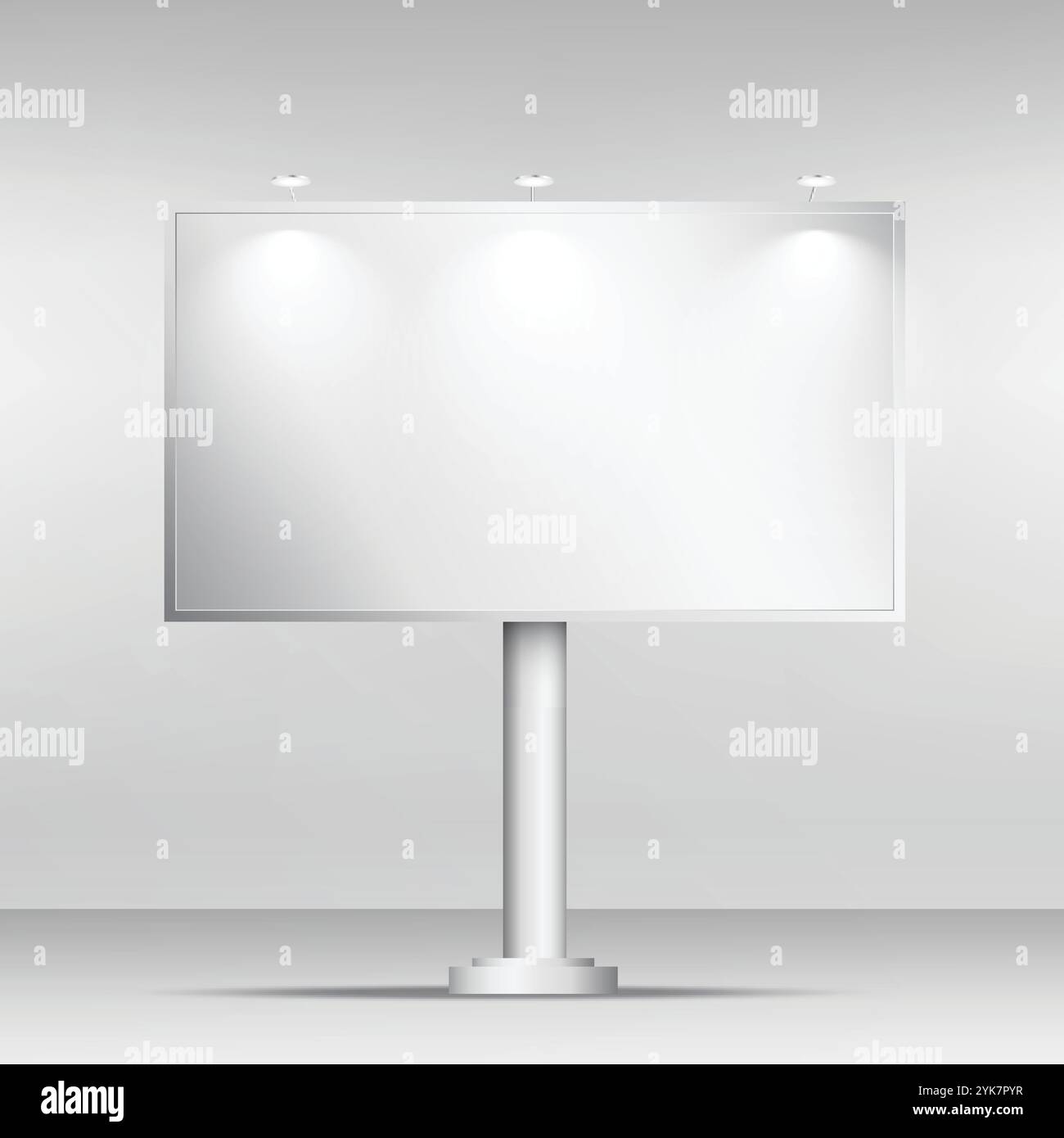 blank billboard mockup design template Stock Vector Image & Art - Alamy