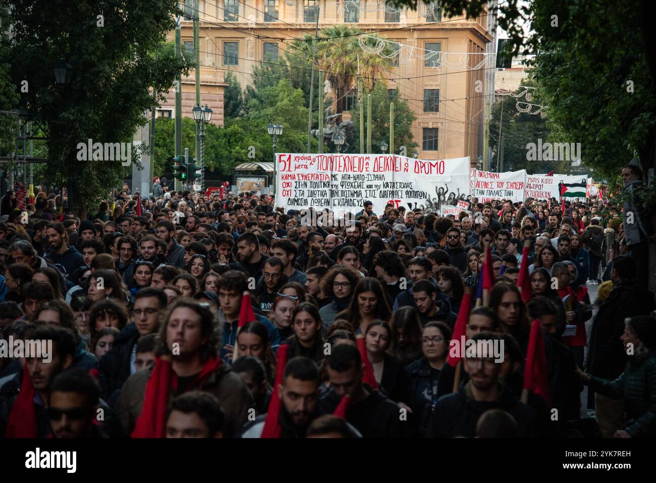 Athens, Greece. 17th Nov, 2024. Athens, Greece, November 17, 2024 ...