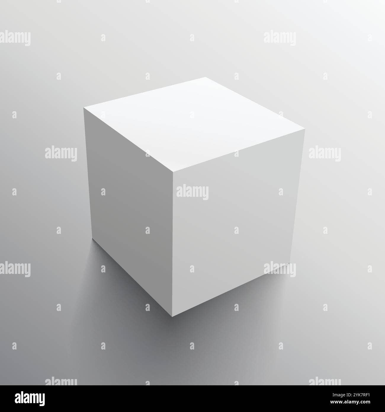 realistic 3d cube box design template Stock Vector Image & Art - Alamy