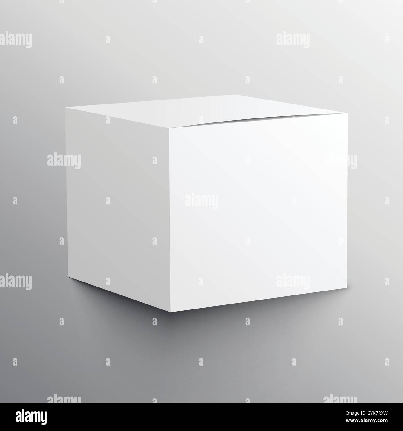 realistic empty box mockup template design Stock Vector Image & Art - Alamy
