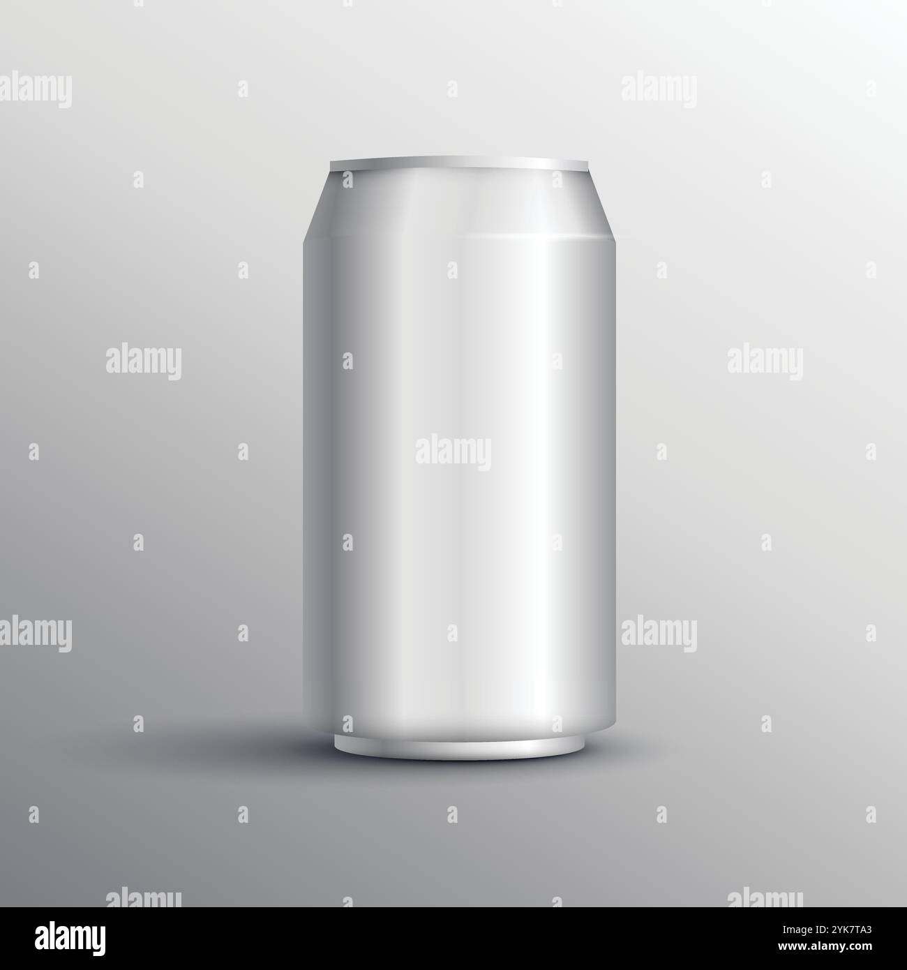 realistic energy drink can mockup design template Stock Vector Image ...