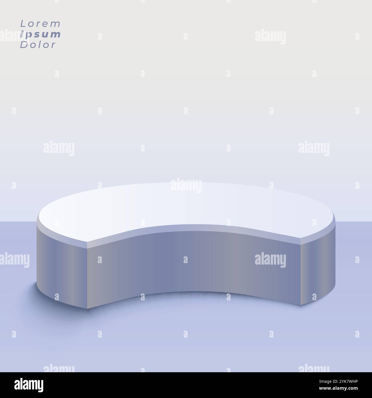 Blank display stand Stock Vector Images - Alamy