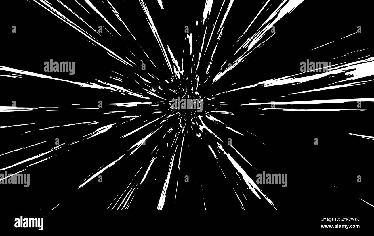 Speed burst background. Manga comic effect. Black speed lines on white ...