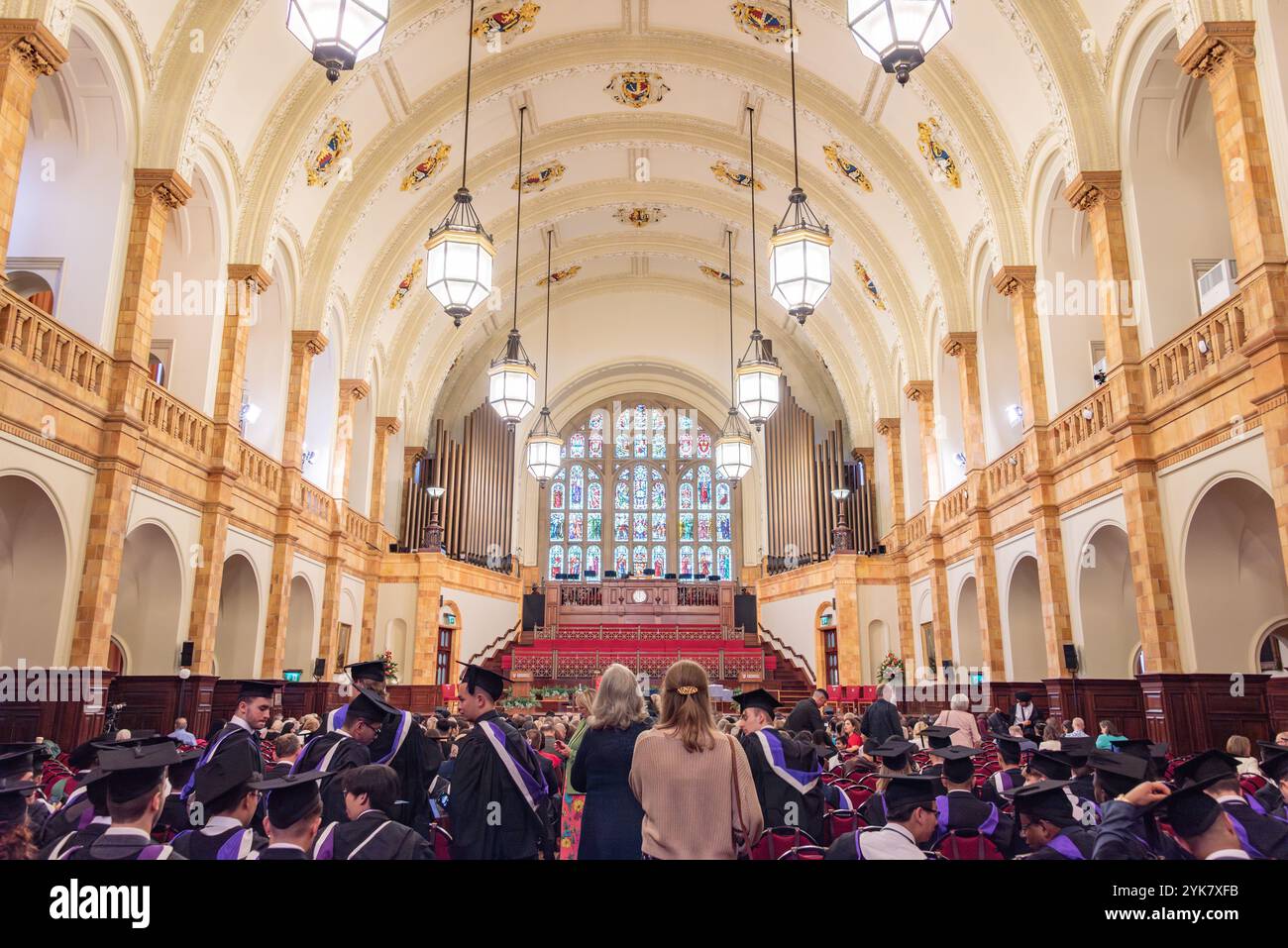 Graduation ceremony for Engineering students, Birmingham University, UK ...