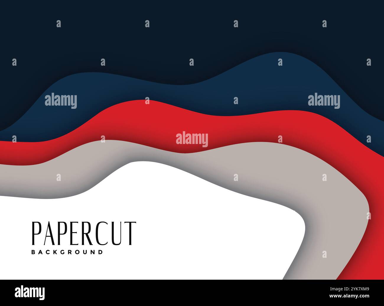 abstract papercut layered background design Stock Vector Image & Art ...