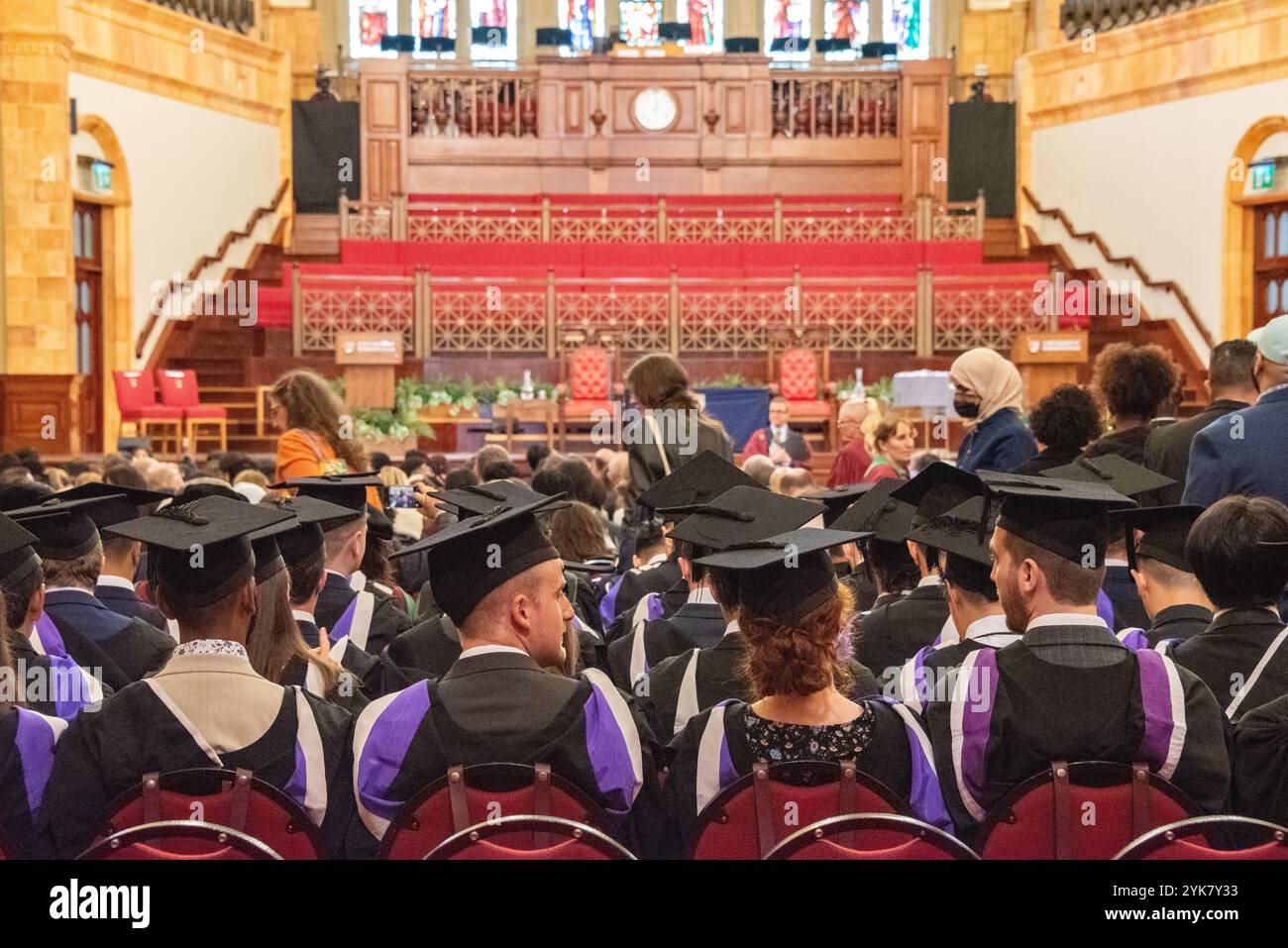 Graduation ceremony for Engineering students, Birmingham University, UK ...