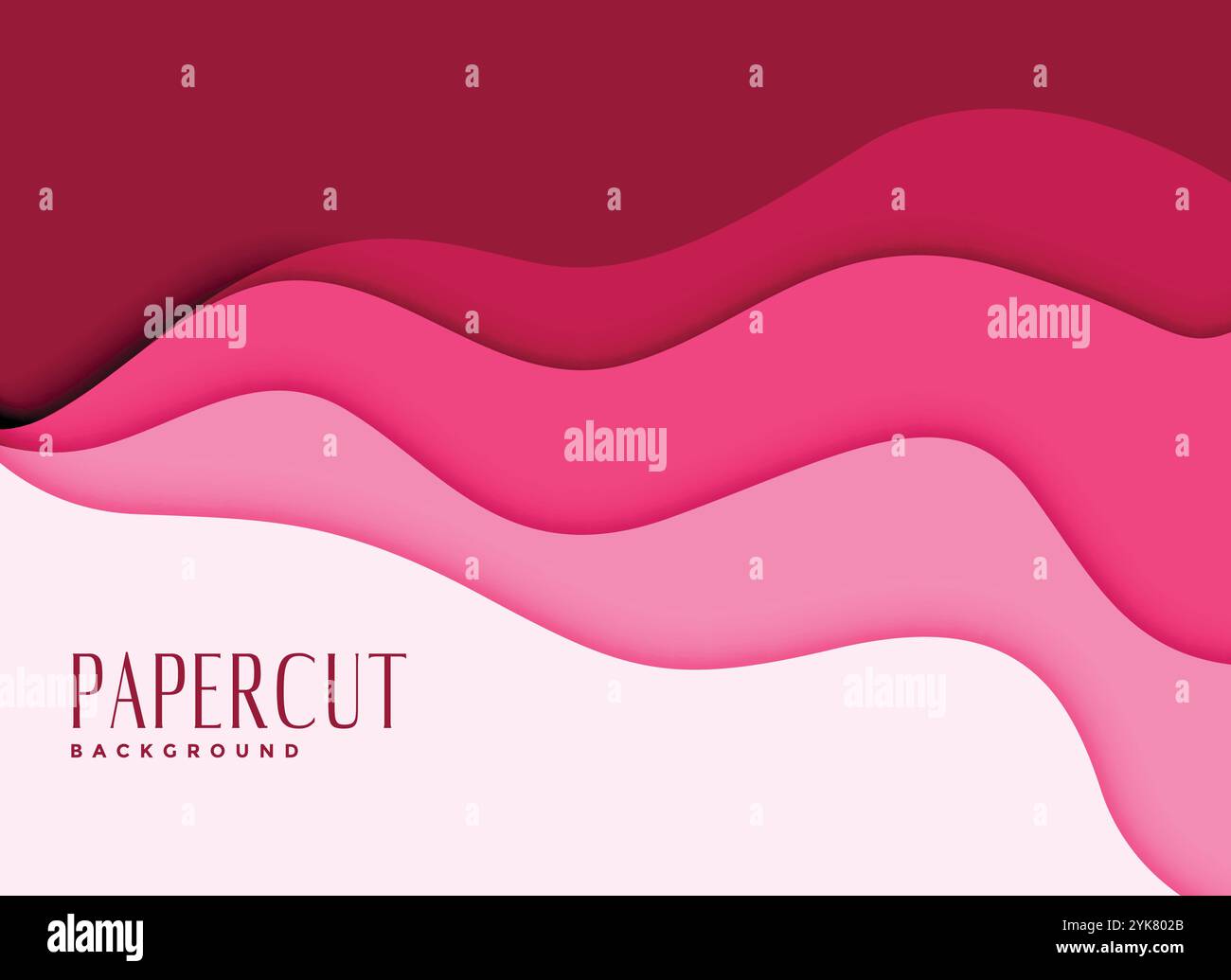 pink papercut background concept design Stock Vector Image & Art - Alamy