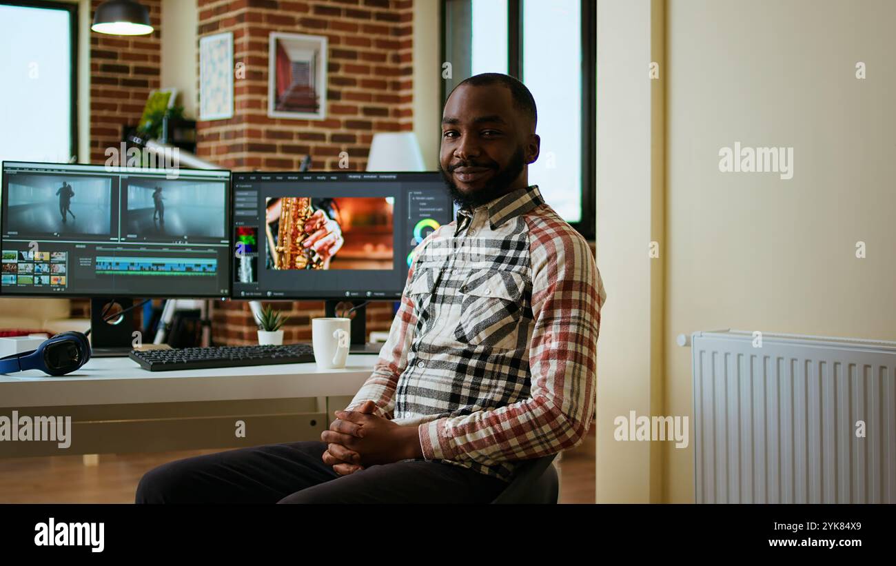 Process editing color grading clips hi-res stock photography and images ...