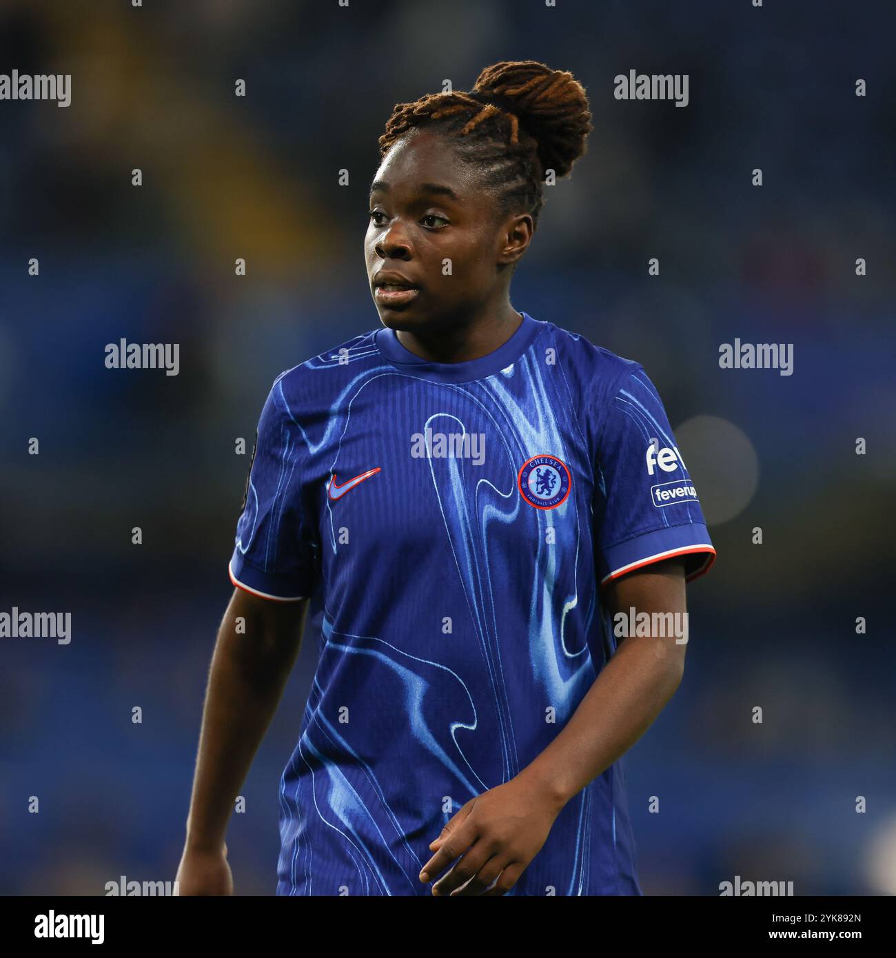 London, UK. 17th Nov, 2024. Sandy Baltimore of Chelsea Women in action ...