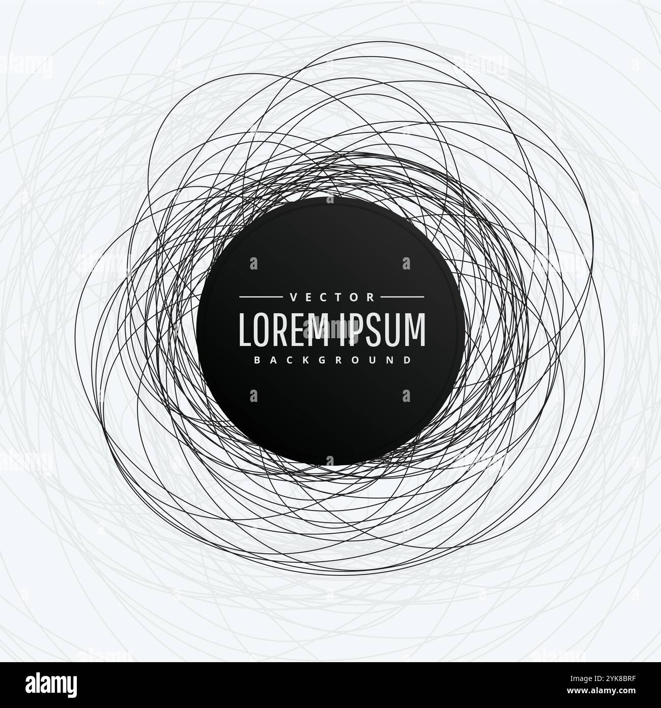 abstract scribbled frame illustration Stock Vector Image & Art - Alamy