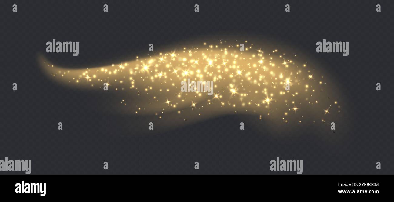 Golden magic cloud sparkles hi-res stock photography and images - Alamy