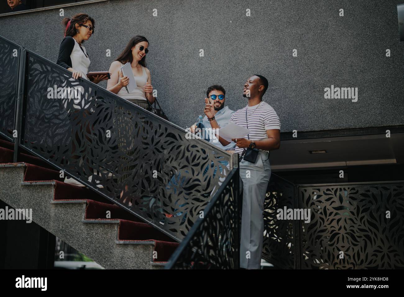 Group businesswomen having outdoor hi-res stock photography and images ...