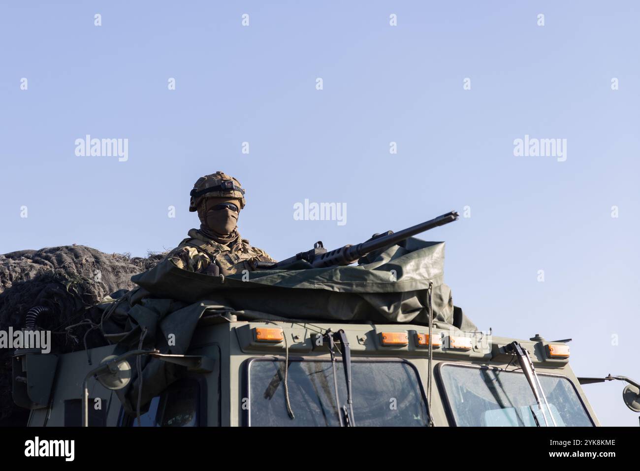 A U.S. Soldier, assigned to 5th Battalion, 25th Field Artillery, 3rd ...