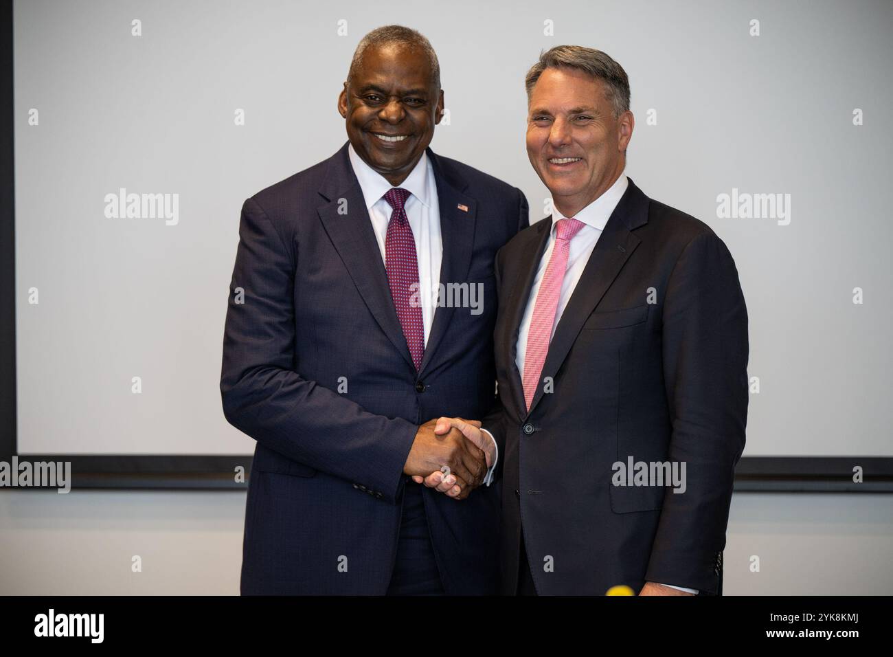 Secretary of Defense Lloyd J. Austin III meets with Australian Deputy Prime Minister Richard ...