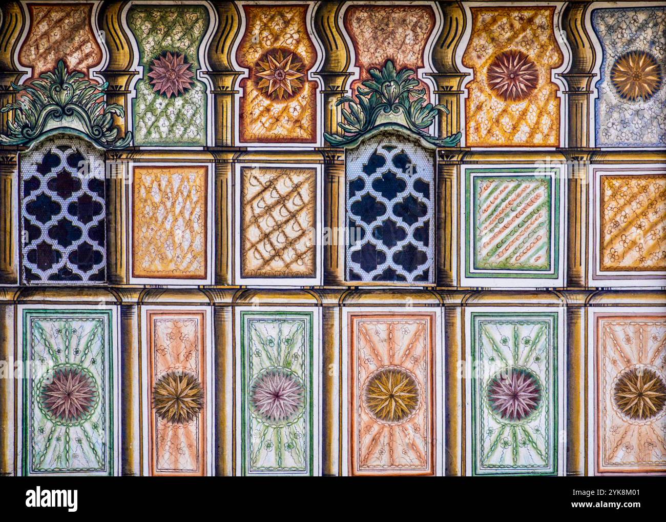 The Painted Mosque, a 15th-century Ottoman-era building known for its ...