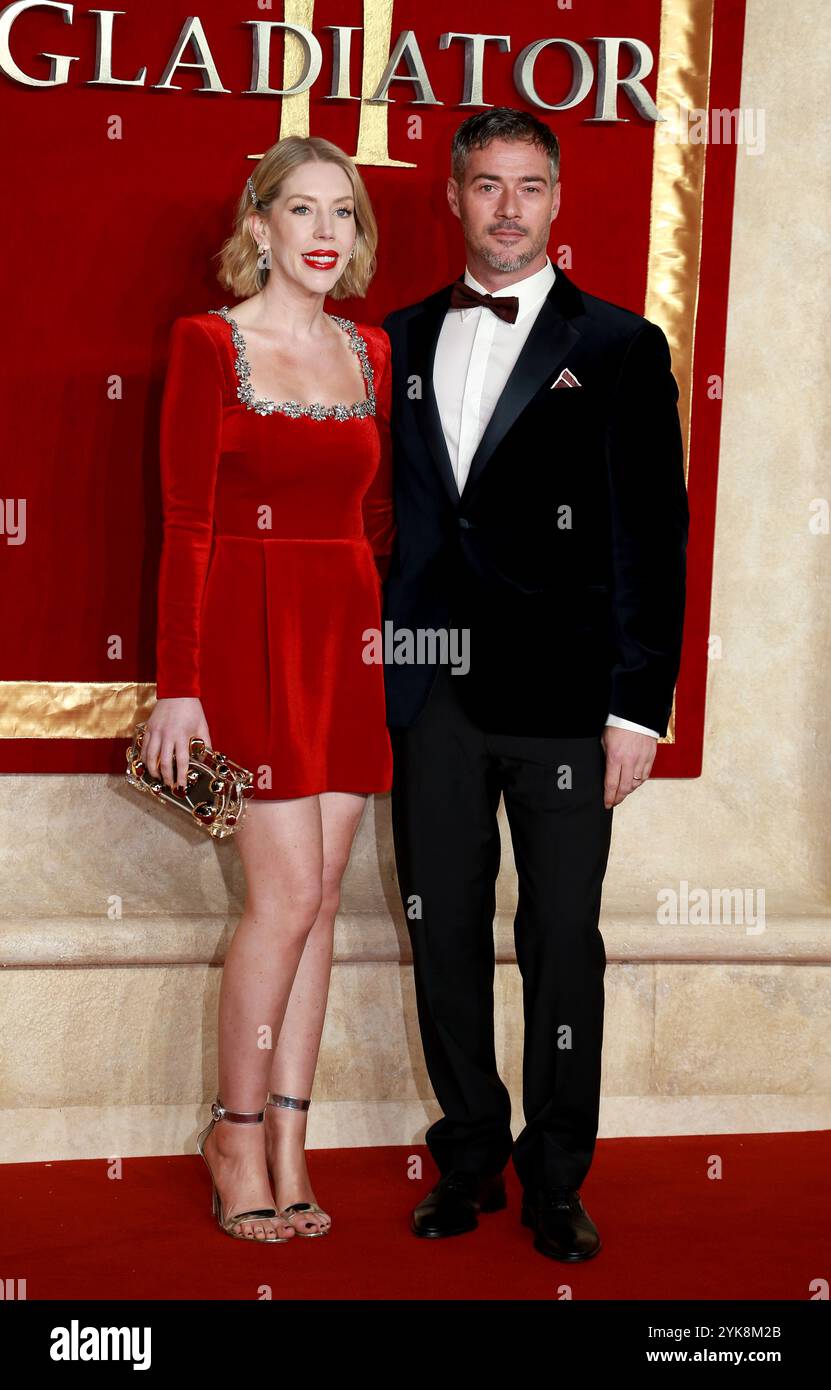 Katherine Ryan and Bobby Kootstra attend the Gladiator II The Royal ...