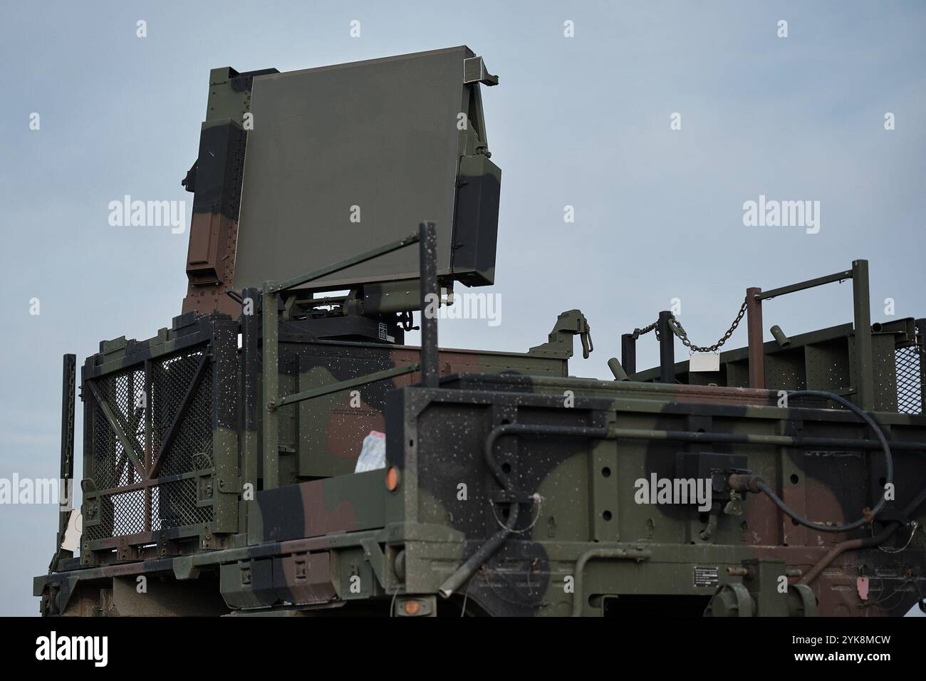 A Sentinel Radar, operated by soldiers from Alpha Battery, 1st Battalion, 57th Air Defense ...