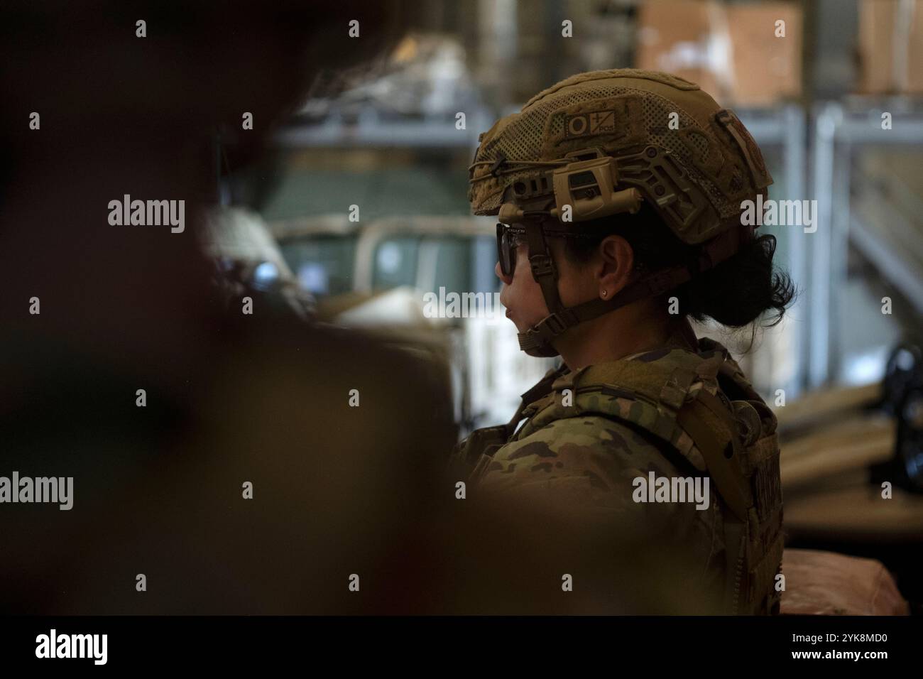 U.S. Air Force Senior Airman Laura Salgado, a security forces ...